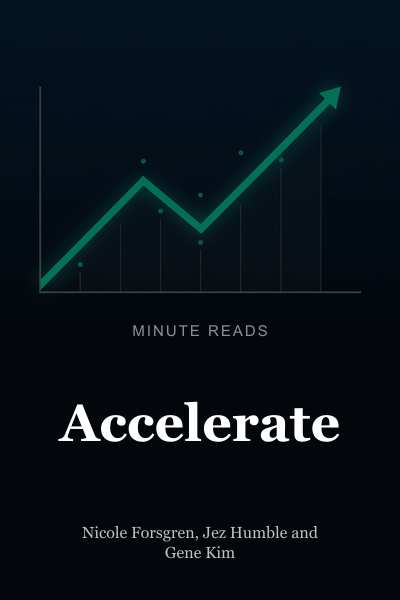 Accelerate book cover