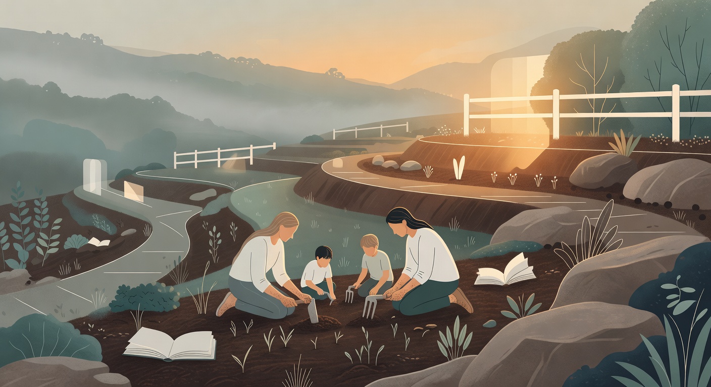 family year of local food gardening
