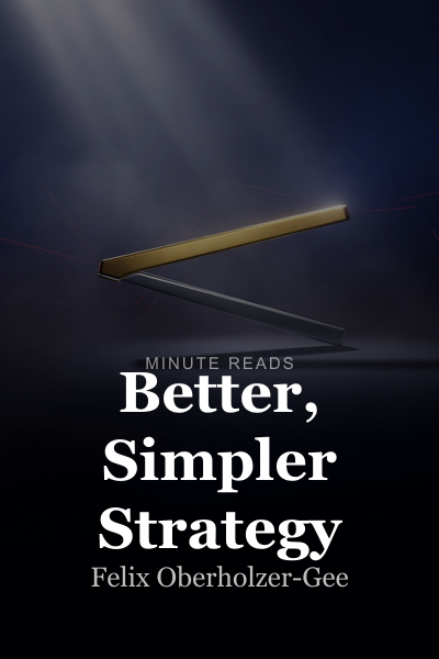 Better, Simpler Strategy book cover