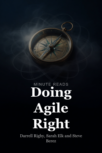 Doing Agile Right book cover