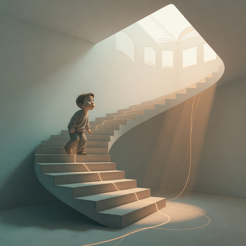 Upstairs and downstairs brain in children