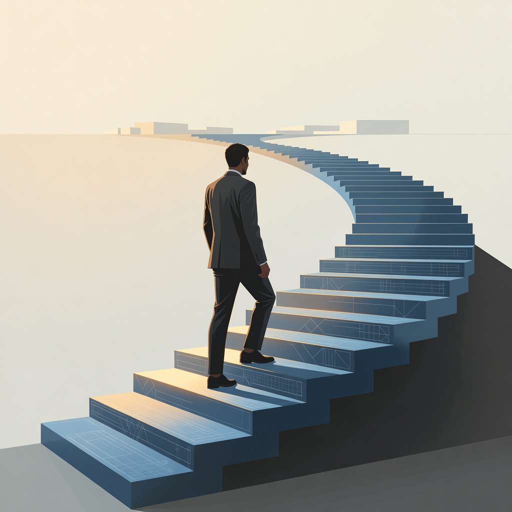 Stair Step Method for business building