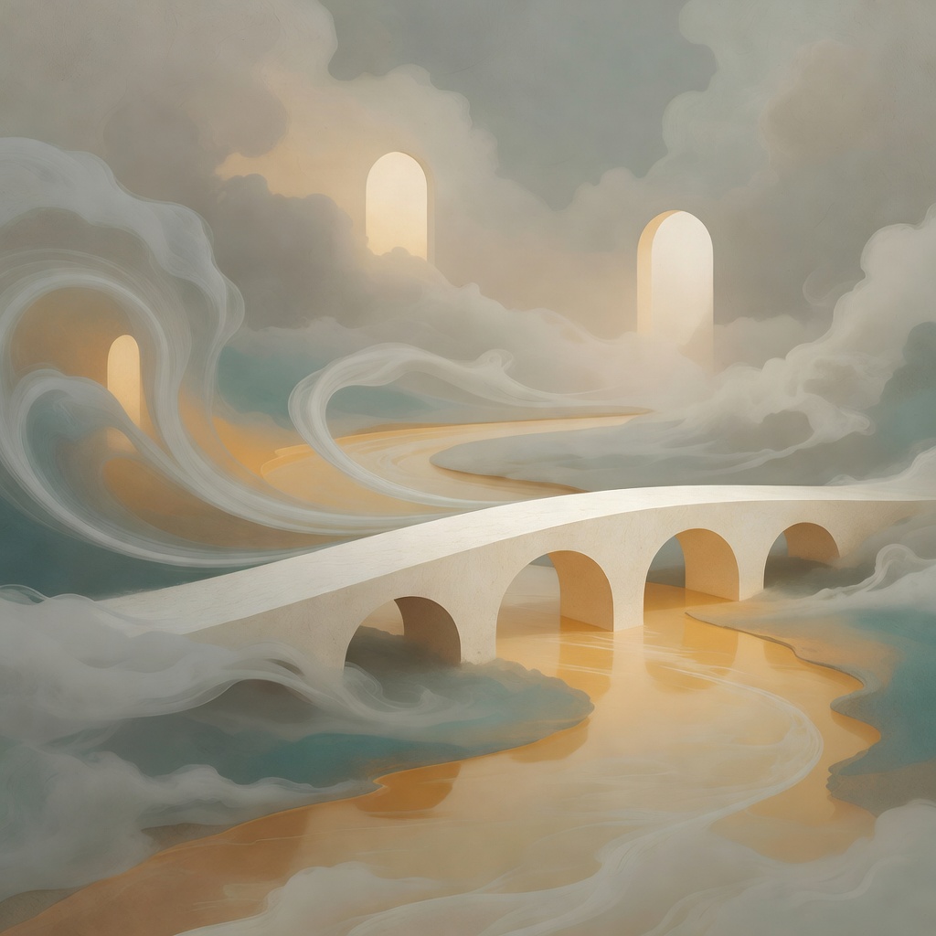 Breath as bridge gathering scattered thoughts